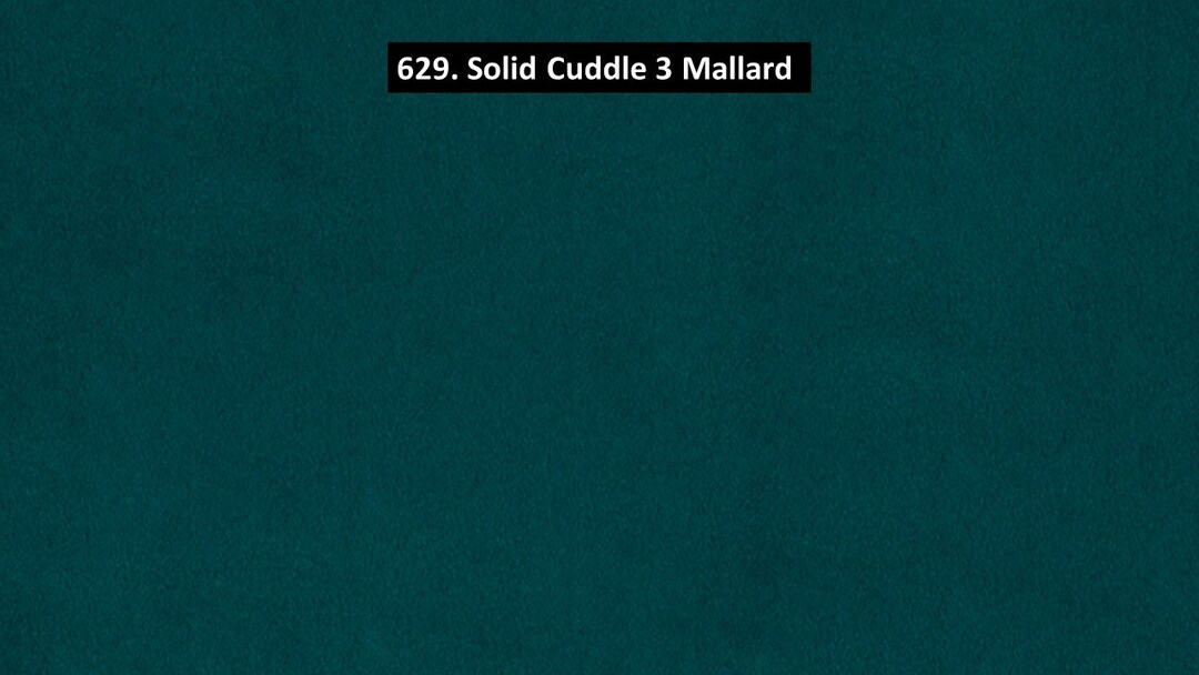 REMNANT 41 X 60 Mallard Green C3 Cuddle Smooth Flat Minky Premier Shannon Fabric - Etsy