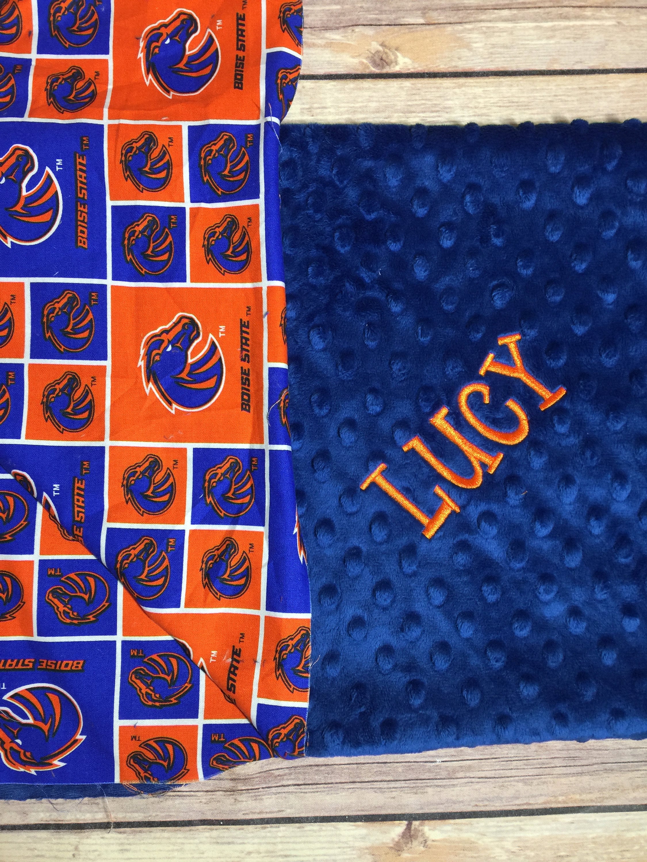 Licensed Boise State University Blanket Broncos Adult Blanket | Etsy