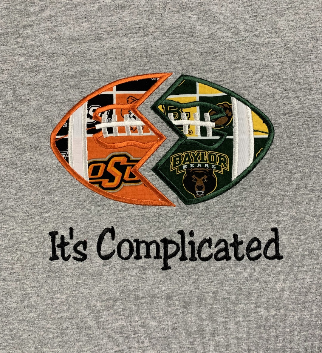 House Divided Football Team Tee or Hoodie, It's Complicated Design - Etsy