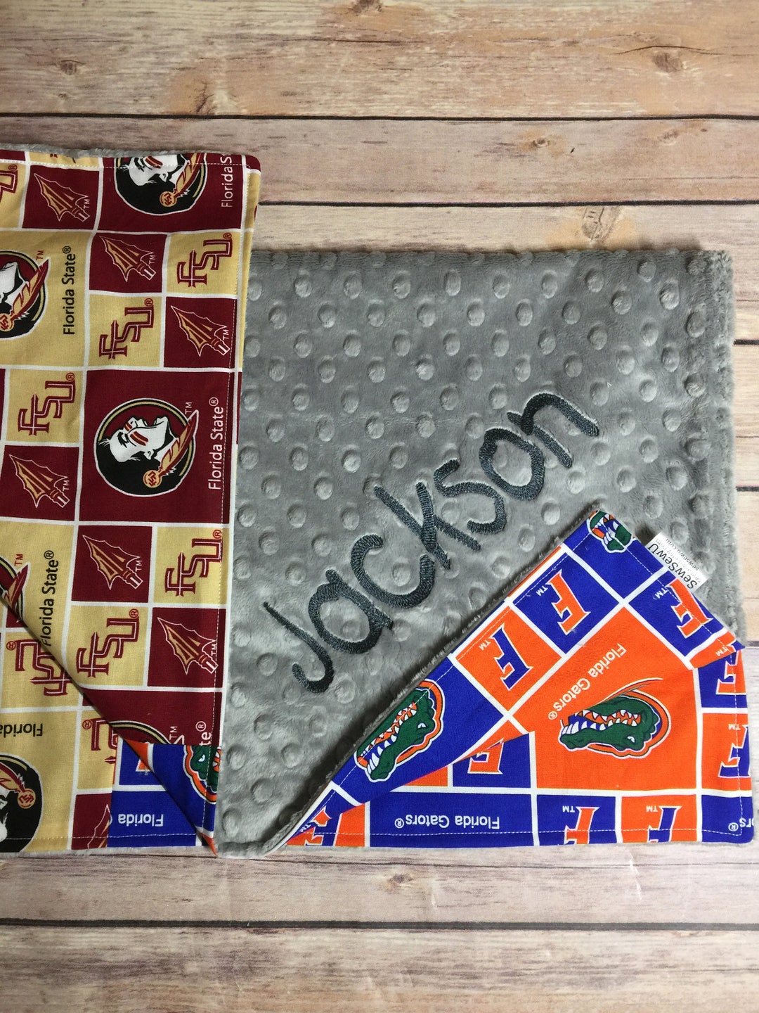 Custom House Divided College or Professional Teams Blanket Customized ...