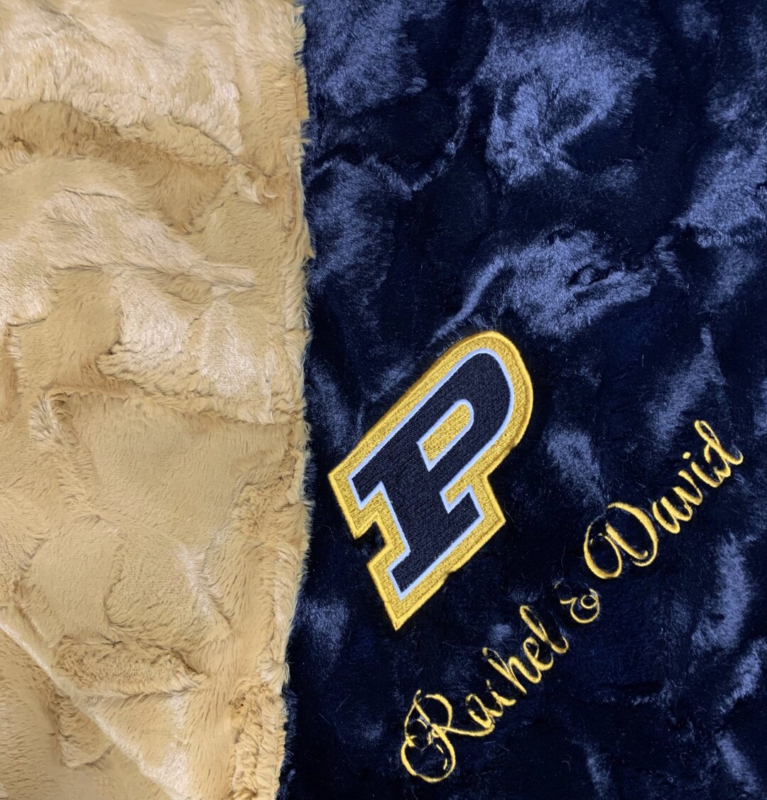 Licensed Purdue University Baby Blanket Purdue Blanket Purdue ...
