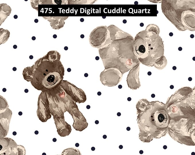 Teddy Bear Minky Premier Shannon Digital Cuddle Teddies Minky Teddy ...