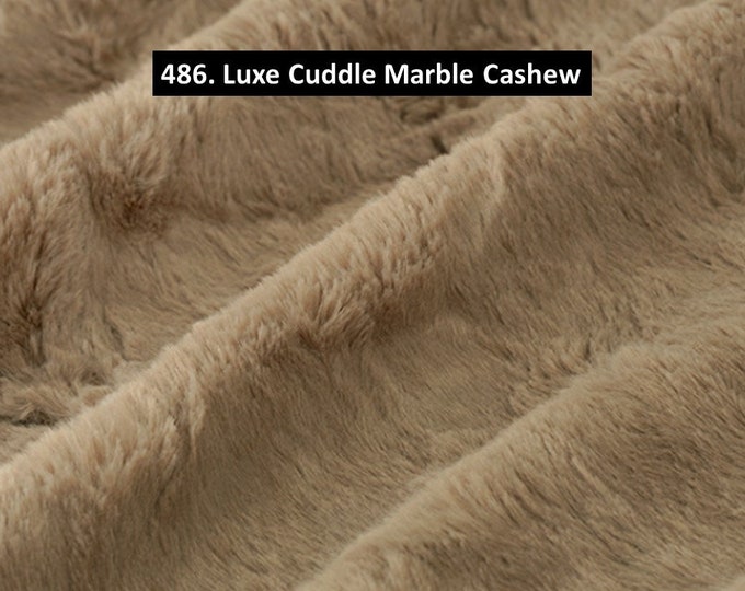 Brown Marble Minky Fabric by the Yard Brown Crushed Marble Minky by the ...