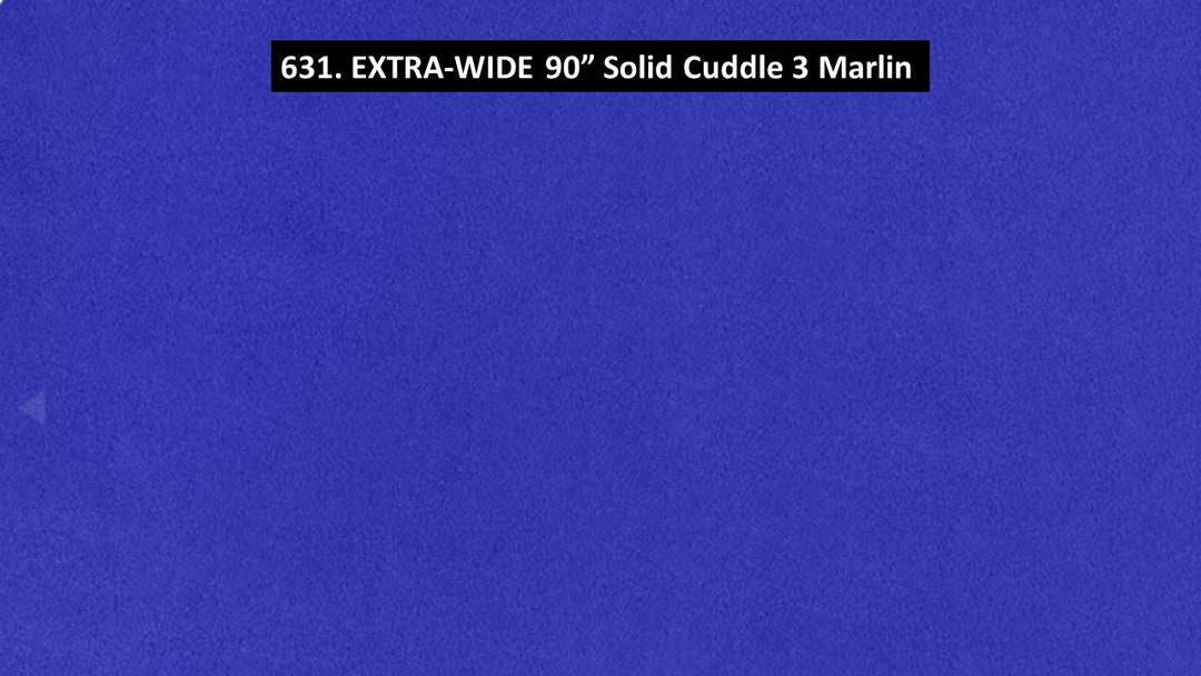 Extra-wide Smooth Marlin Minky 88/90 Wide Fabric by the Half Yard Minky ...