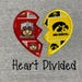 House Divided Team Shirt: It's Complicated Broken Heart Tee - Etsy