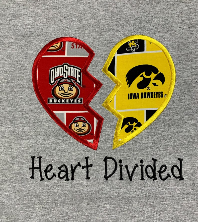 House Divided Team Shirt: It's Complicated Broken Heart Tee - Etsy