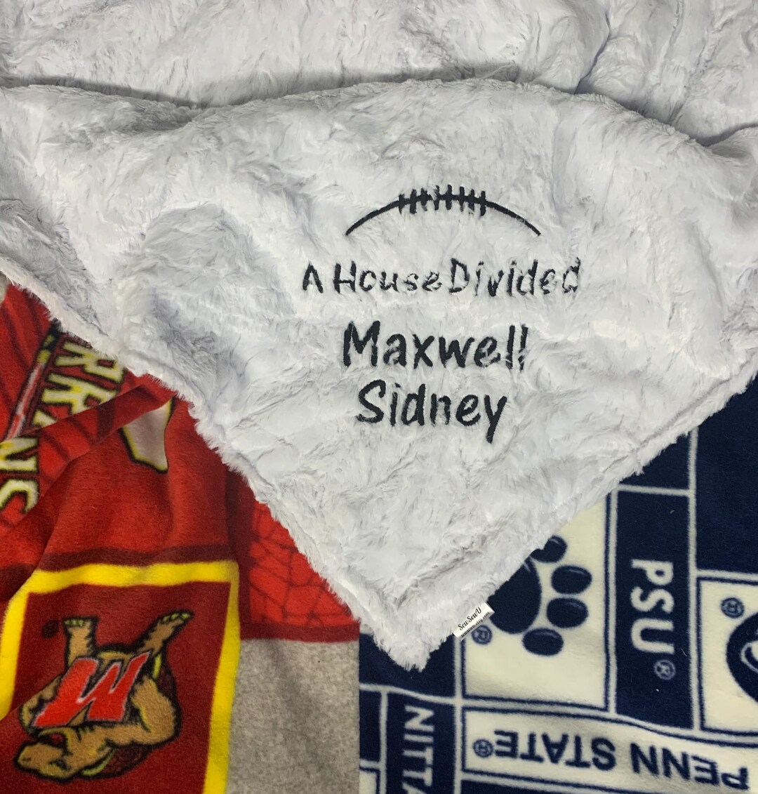 House Divided Team Blanket Team Stadium Blanket 2 Teams Divided Team ...
