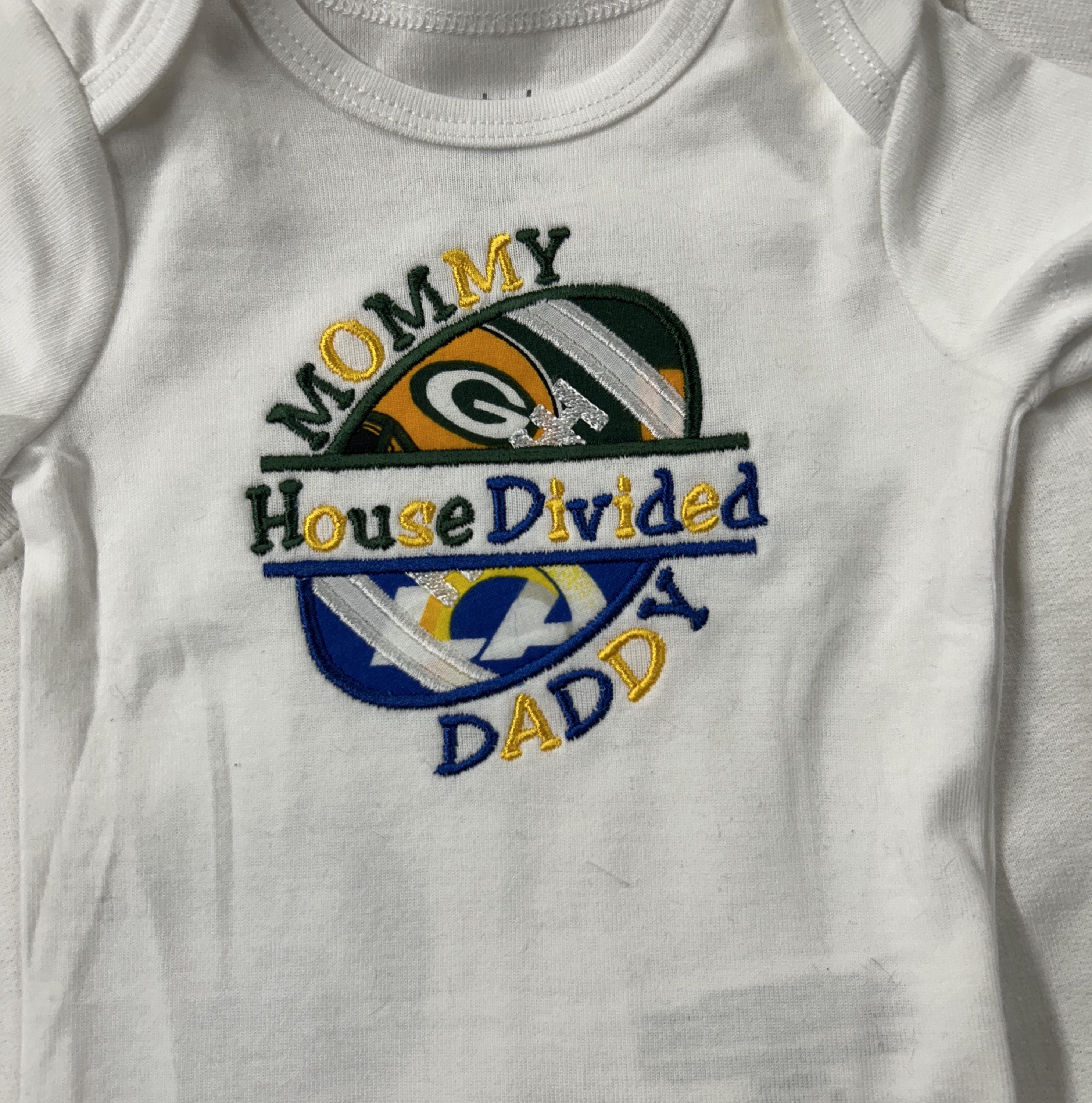 Custom House Divided Onesie or Tee for Babies/toddlers - Personalized ...