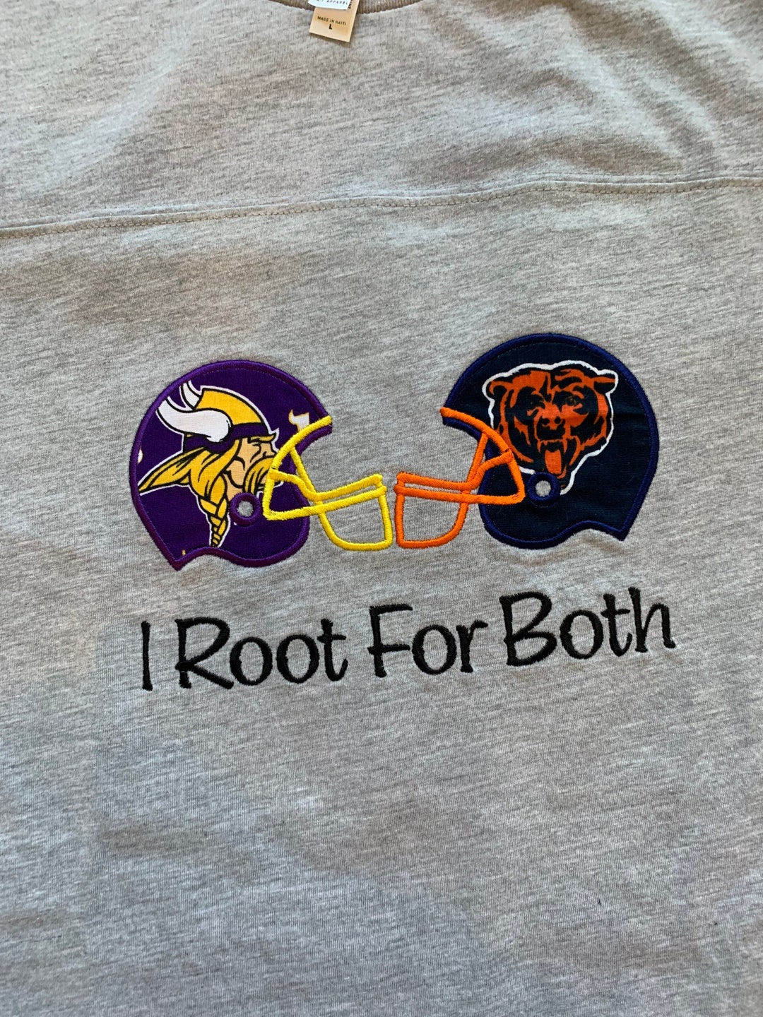 House Divided 2 Team Helmet Tee I Root for Both House Divided Helmet ...