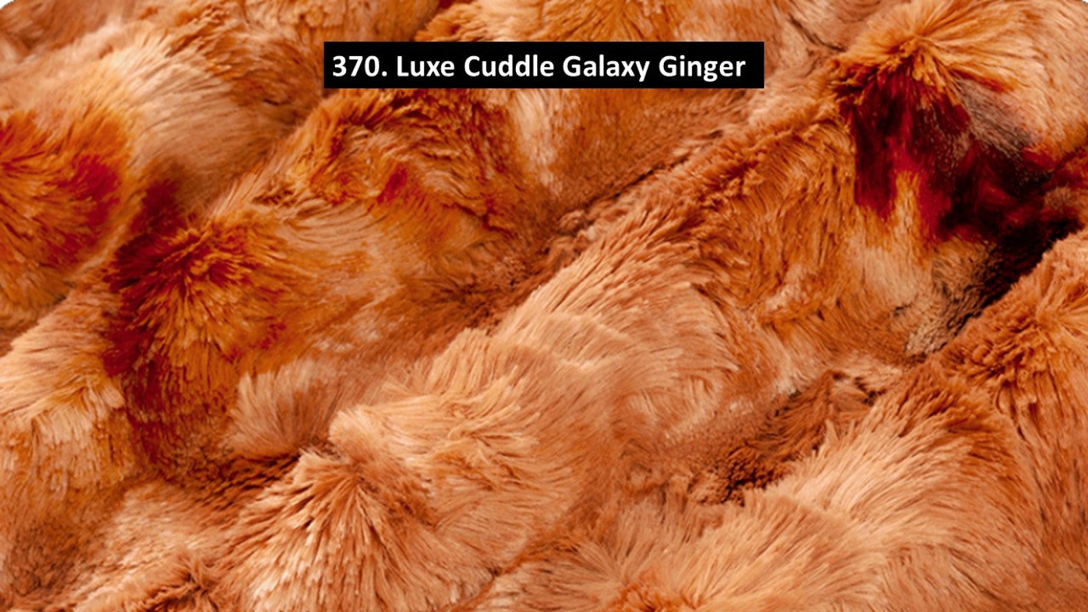 Rust Ginger Galaxy Minky Fabric by the Half Yard Rust Minky by | Etsy