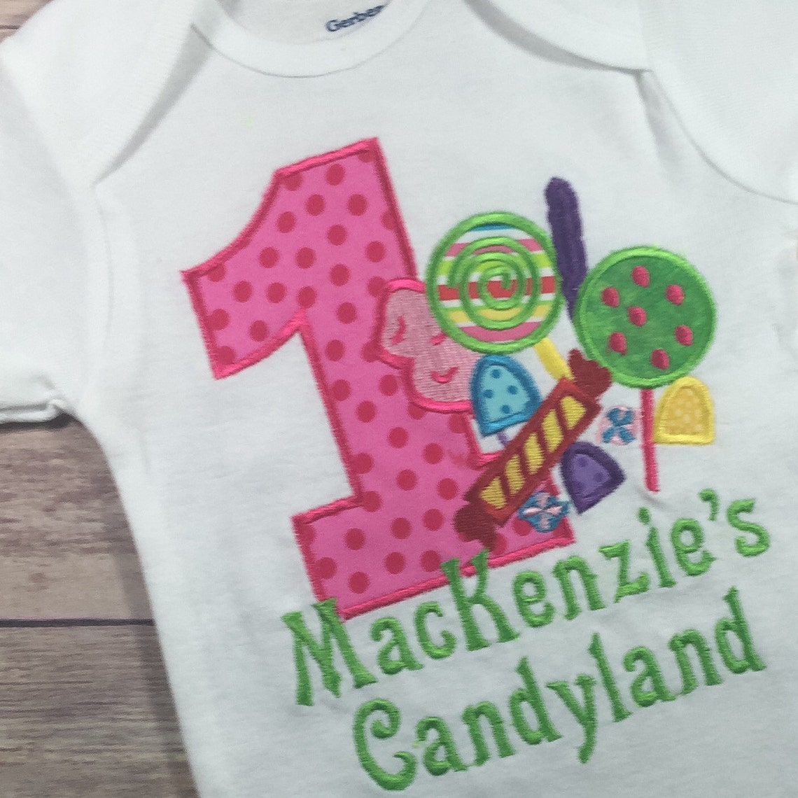 I'm One Birthday Tshirt 1 Birthday Tee Shirt Candyland - Etsy UK