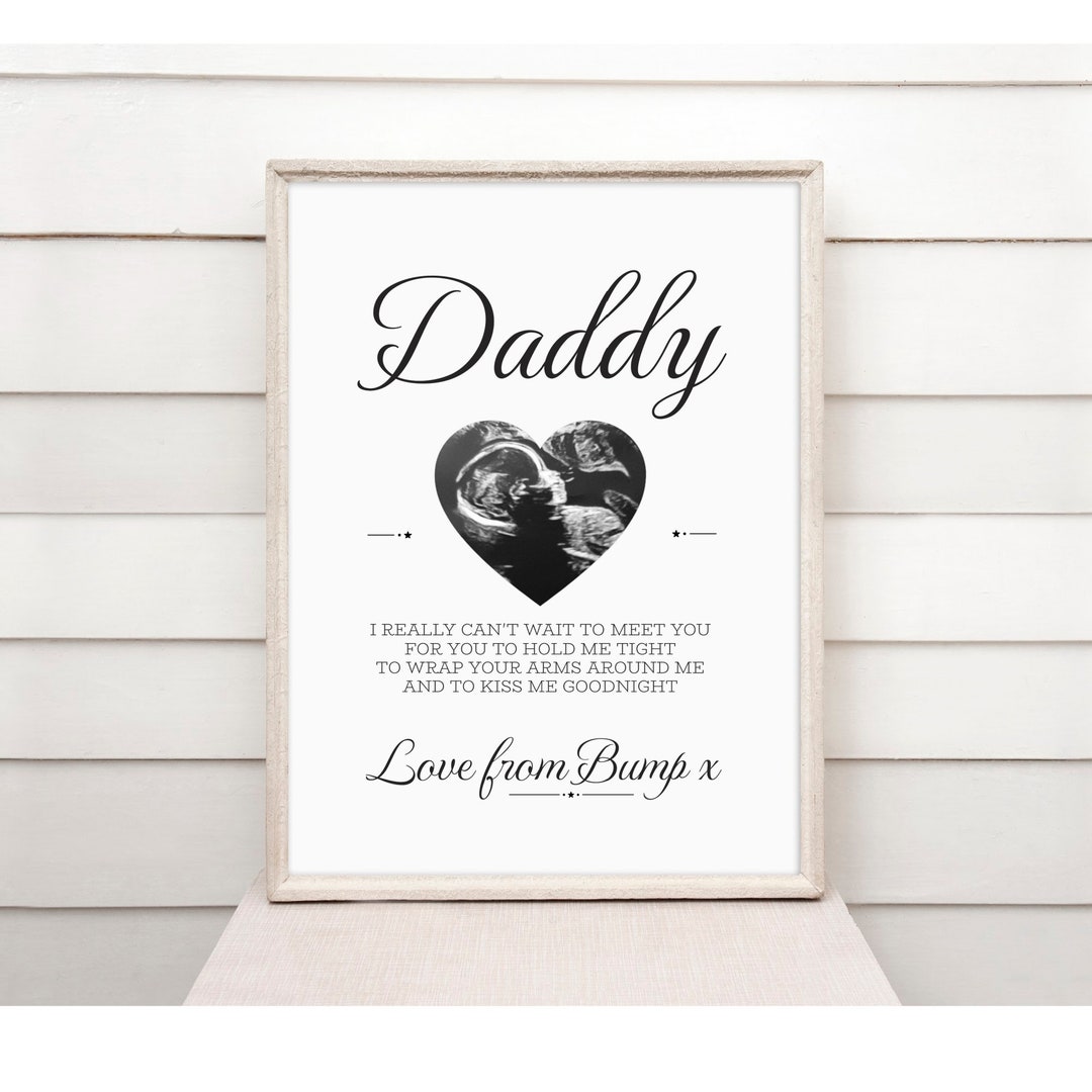 Christmas gift Mum Dad Parents to be A4 unframed print or printable ...