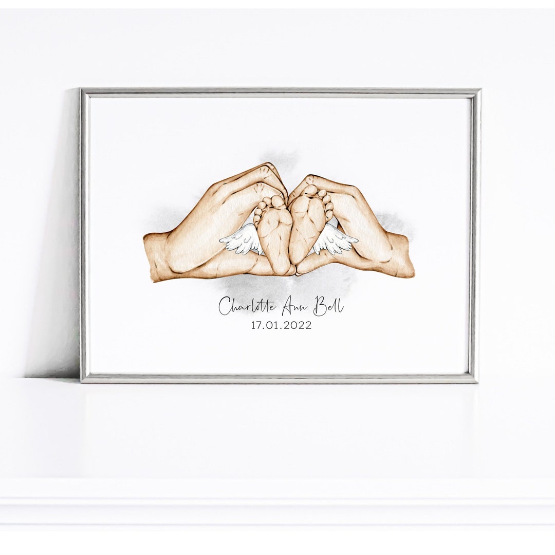 In Loving Memory Angel Baby Loss A4 Print Printable Download - Etsy