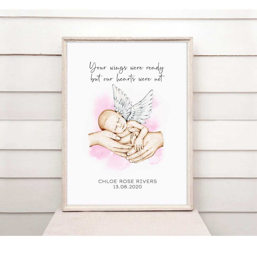 Memorial in Loving Memory Angel Baby Loss Stillborn Keepsake - Etsy