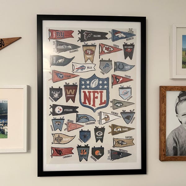 Nfl Poster - Etsy