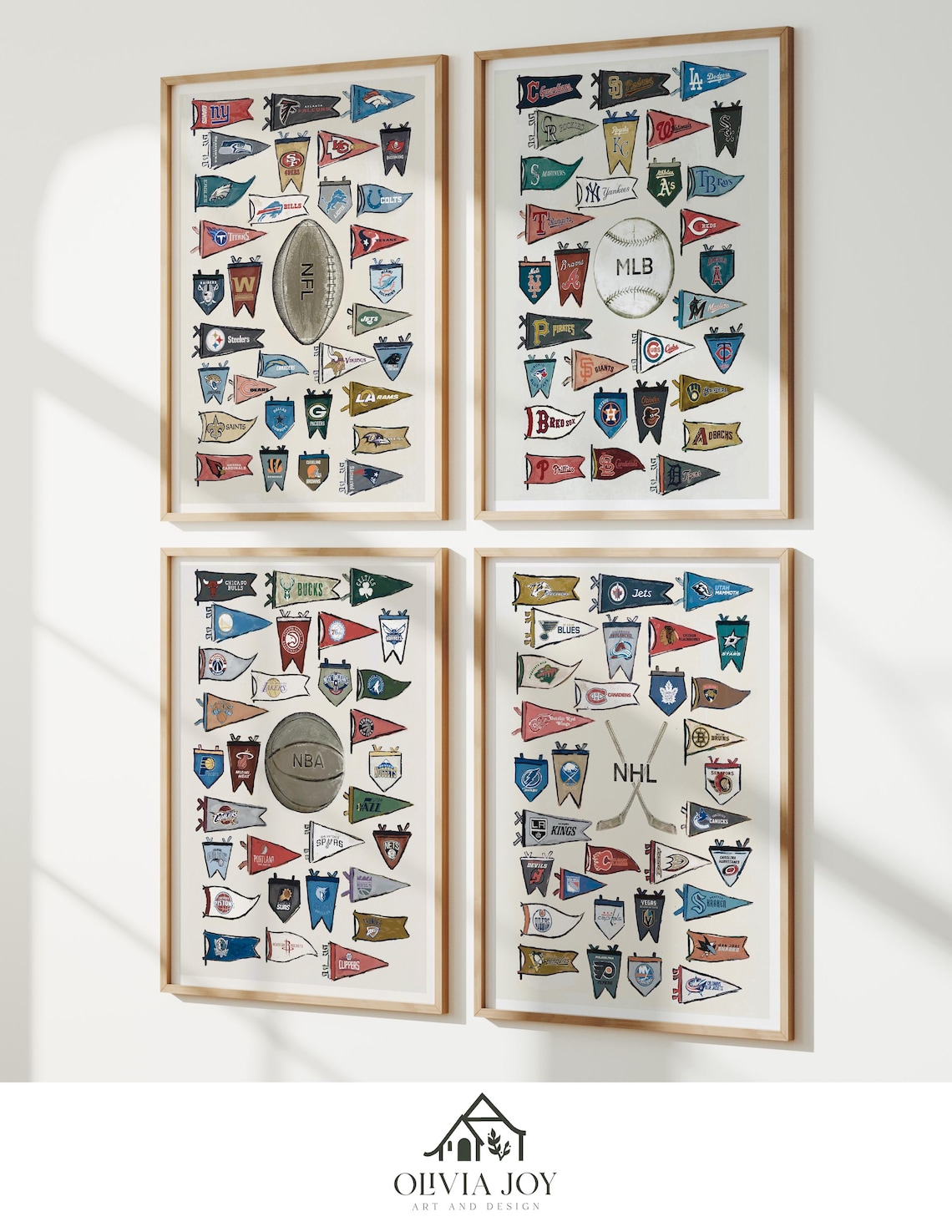 Sports Poster Bundle (physical Prints) - Etsy