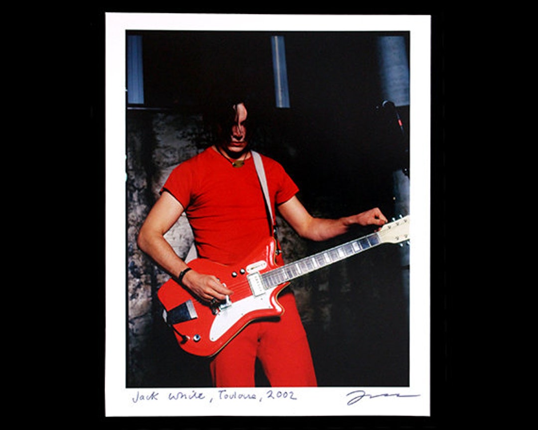 JACK WHITE of the White Stripes 'tuning Up' 2002, Limited Edition Print ...