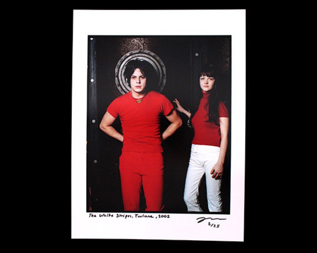 THE WHITE STRIPES 2001 Limited Edition Print, Signed by the ...