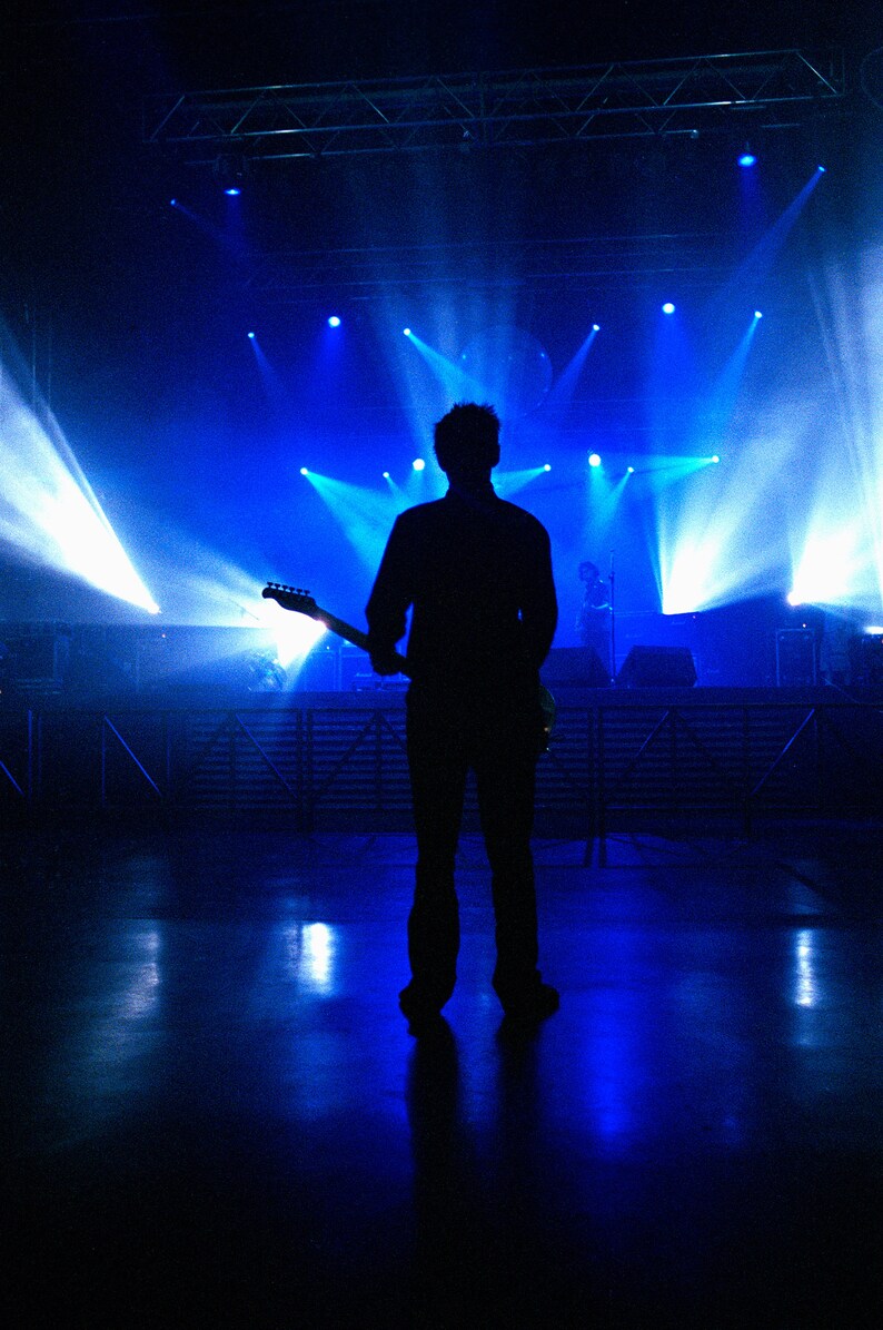 MATT BELLAMY of MUSE 'silhouette' Italy 2001, Limited Edition Print ...