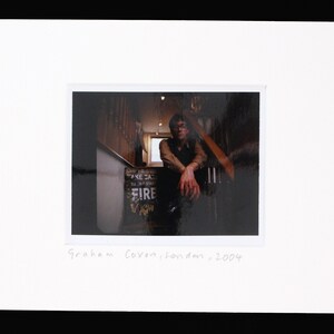 GRAHAM COXON London 2001, Unique Mounted Vintage Polaroid, Signed by ...