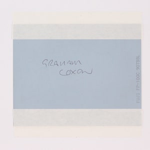 GRAHAM COXON London 2001, Unique Mounted Vintage Polaroid, Signed by ...