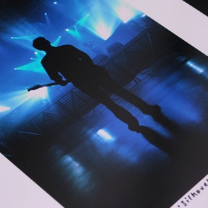 MATT BELLAMY of MUSE 'silhouette' Italy 2001, Limited Edition Print ...