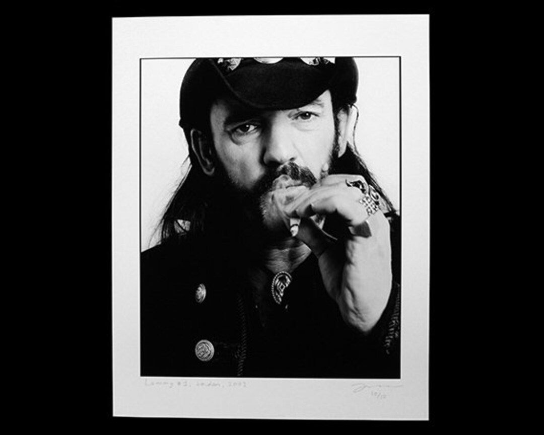 LEMMY KILMISTER of MOTORHEAD 'smoking' London, 2002, Limited Edition ...