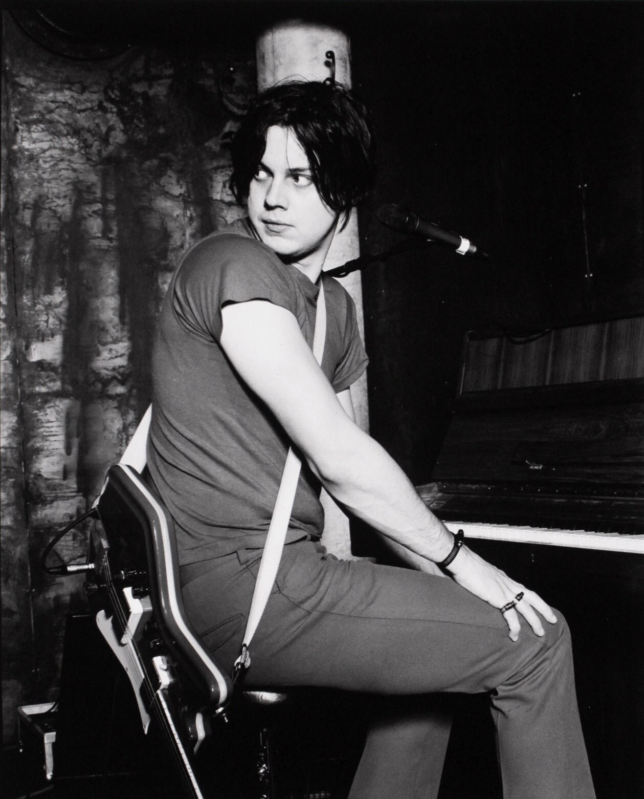 JACK WHITE of the White Stripes, 'piano' 2001, Limited Edition Print ...