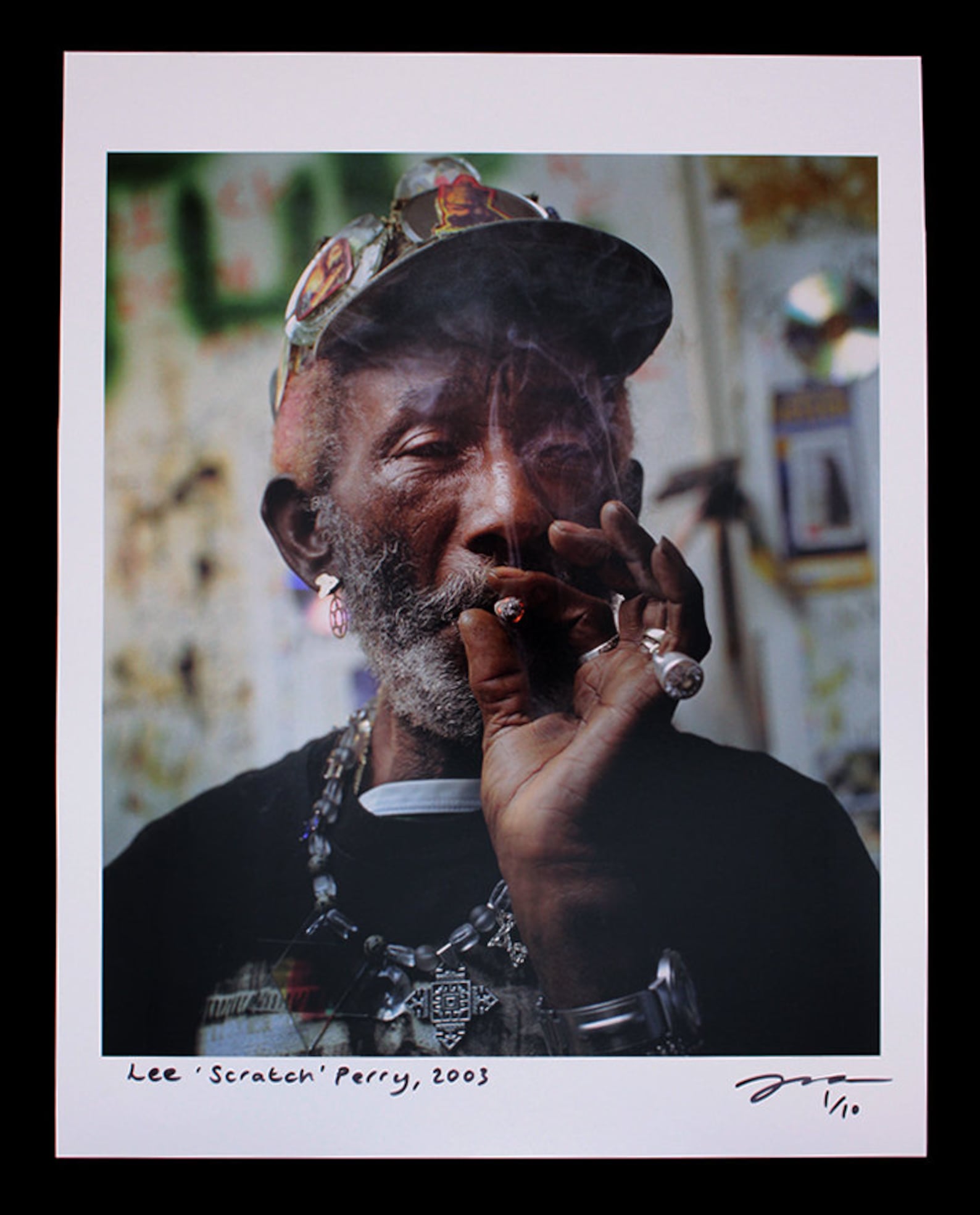 LEE 'SCRATCH' PERRY Geneva 2001, Limited Edition Print, Signed by the ...