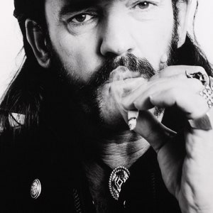LEMMY KILMISTER of MOTORHEAD 'smoking' London, 2002, Limited Edition ...