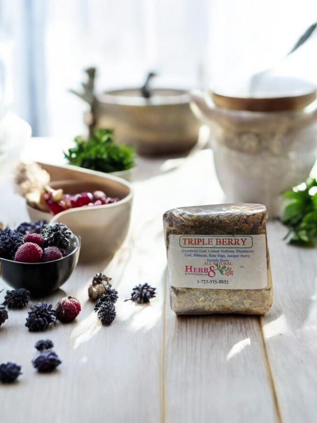 Triple Berry Tea Proprietary Blend Hand Packed Loose Leaf Herbal Tea - Etsy