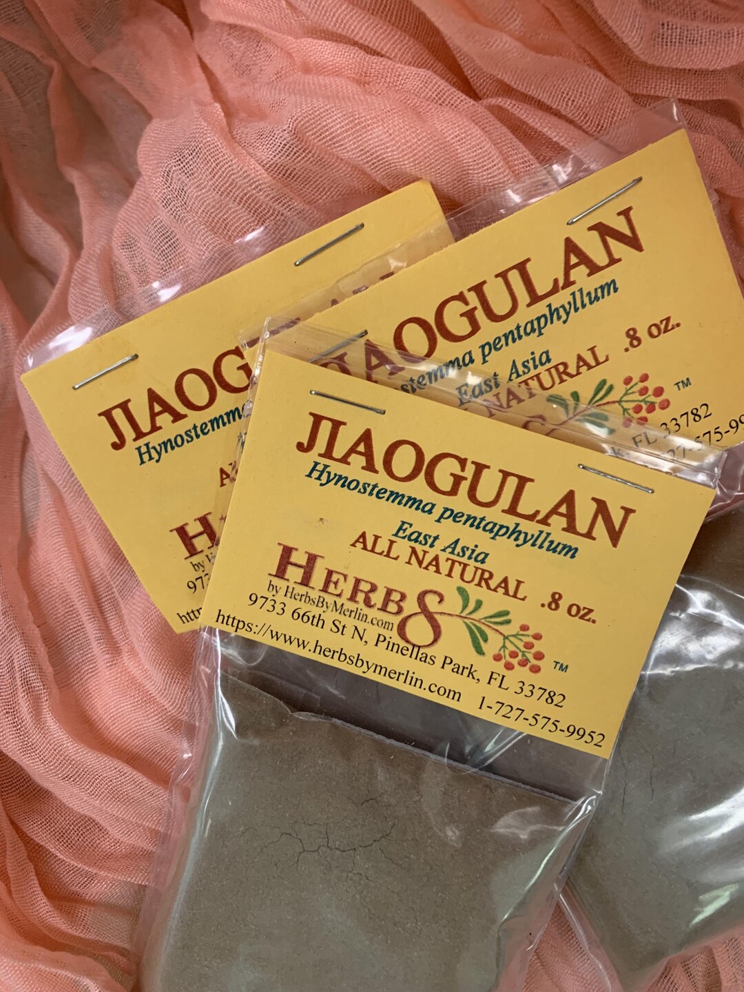 Jiaogulan Powder- (hynostemma Pentaphyllum). - Etsy