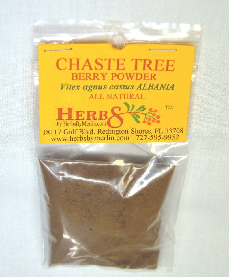 Chaste Tree Berry Powder VITEX vitex Agnus Castuus - Etsy