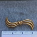 Wow! Monet Bar Brooch PIN Designer Couture Gold Tone Statement Long ...