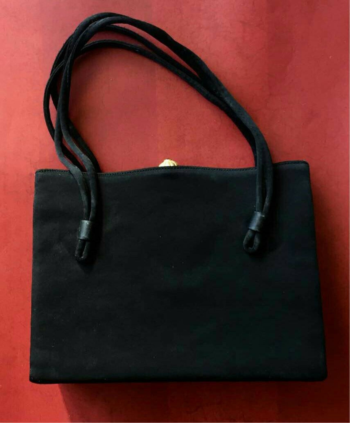 VTG Black After 5 Evening Bag Handbag Purse One of a Kind Design ...