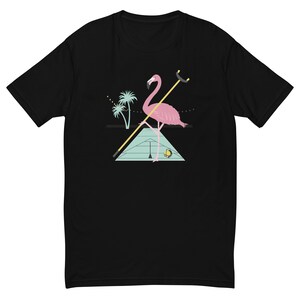 Flamingo Shuffleboard Shirt - Etsy