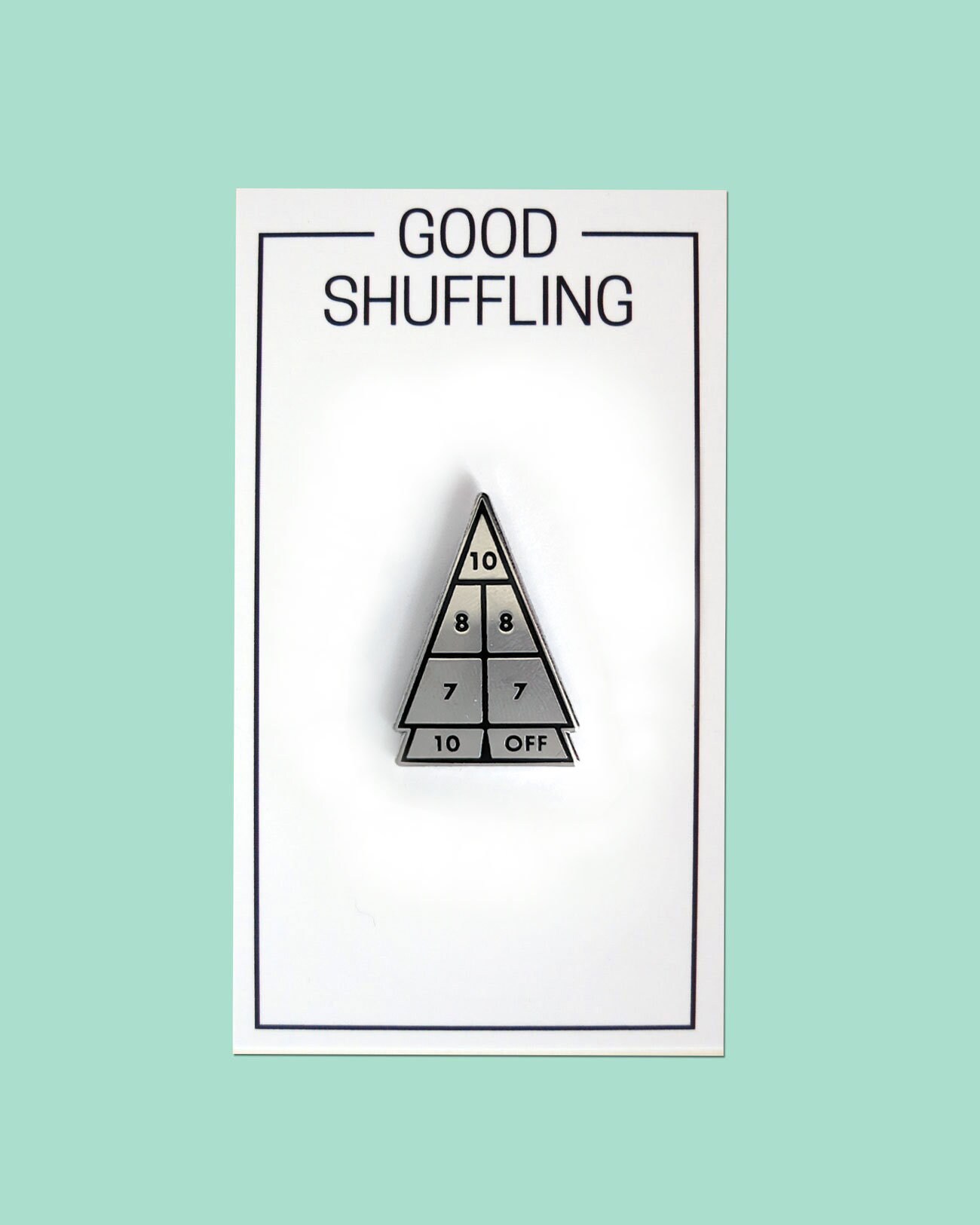 Silver Shuffleboard Court Enamel Pin - Etsy