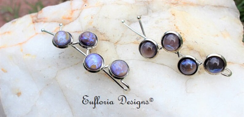 Unique Hair Clips for Women | Hair Accessories, Tanzanite Opal Hair ...