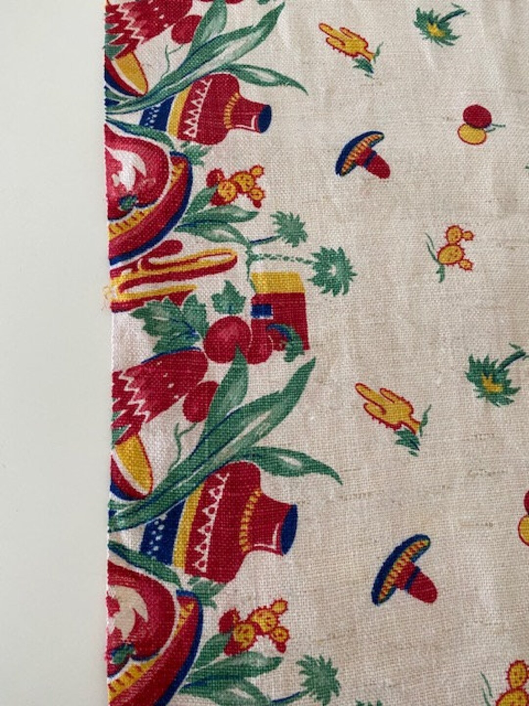 Mexican Themed Table Runner, Vintage - Etsy