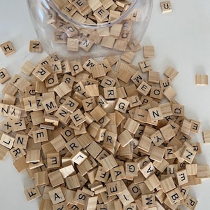 500 Scrabble Letter Wooden Tiles - Etsy