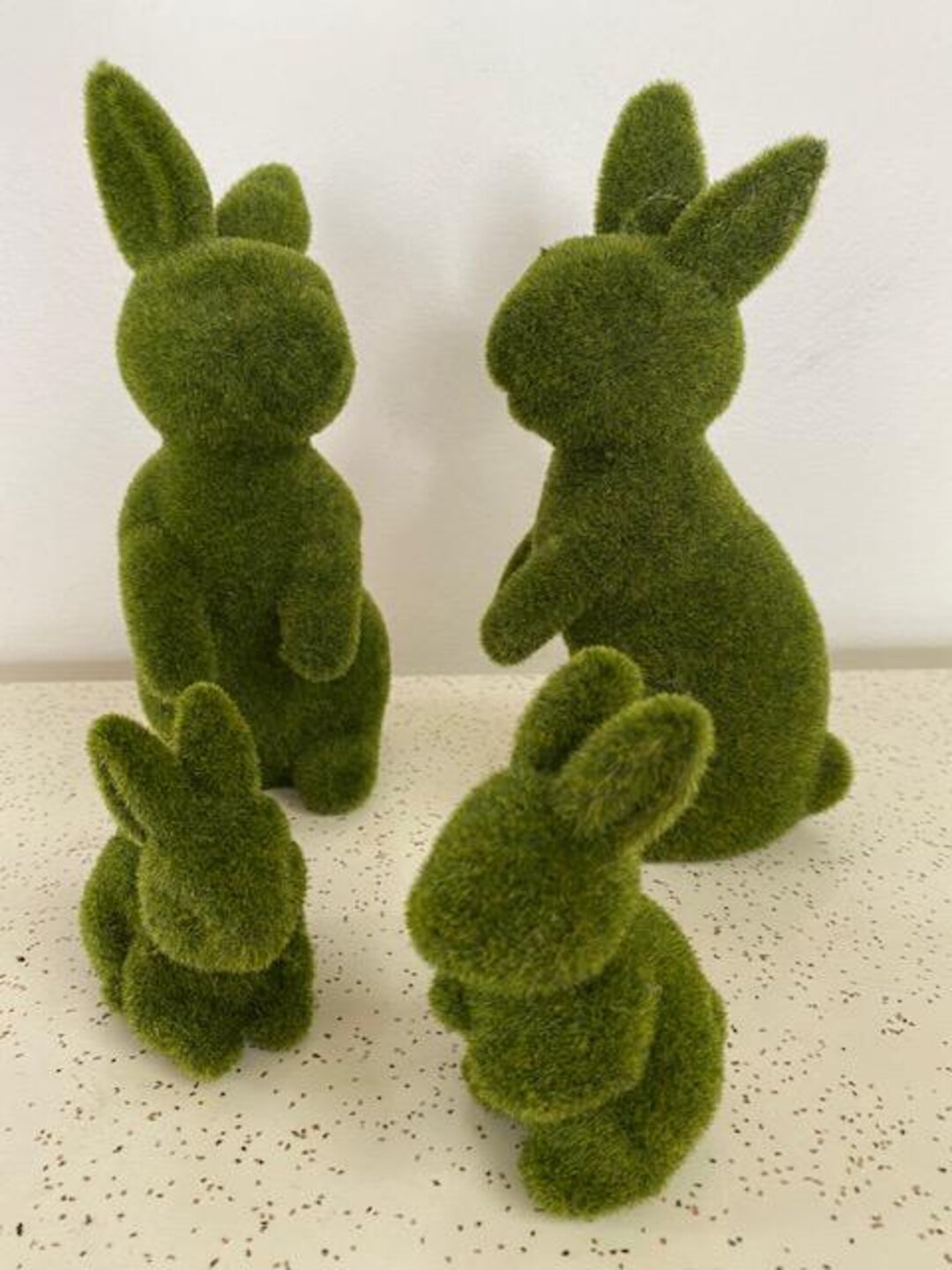 Four Moss Rabbits, Spring Decor - Etsy