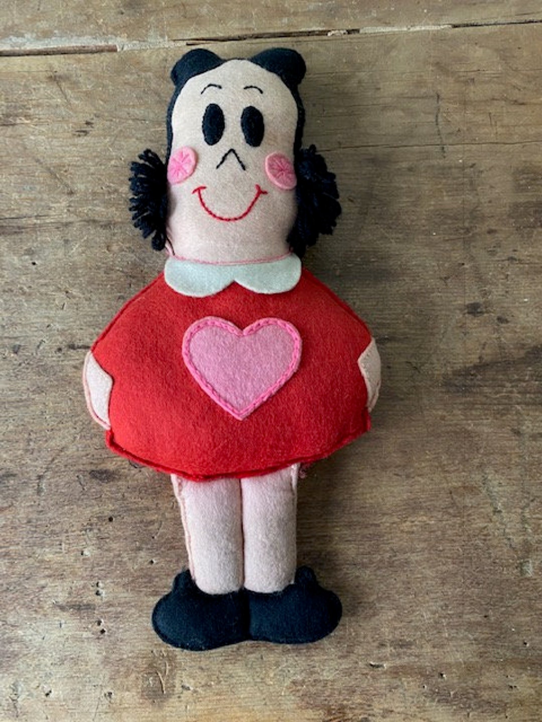 Vintage Felt Little Lulu Doll - Etsy