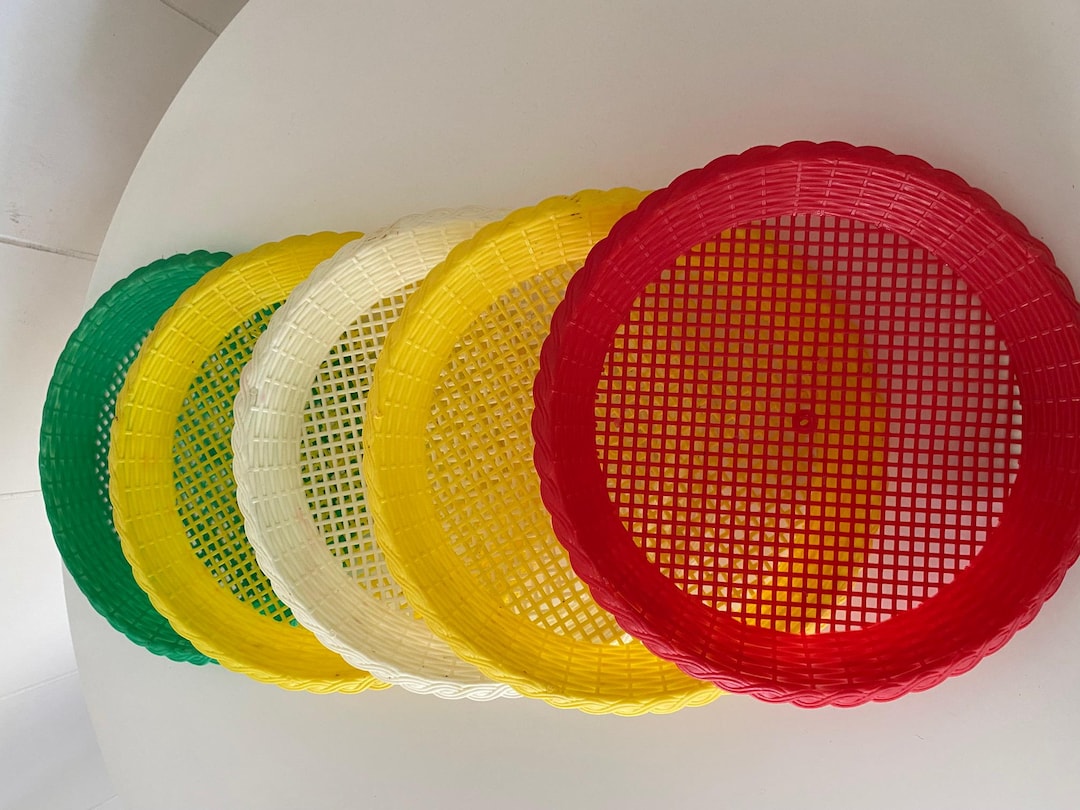 Vintage Plastic Paper Plate Holders for Backyard or Camping or Picnic ...