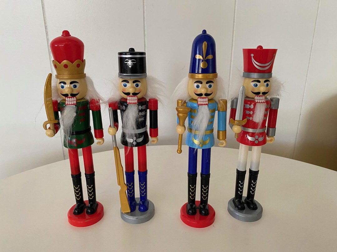 Four Plastic Vintage Nutcrackers - Etsy