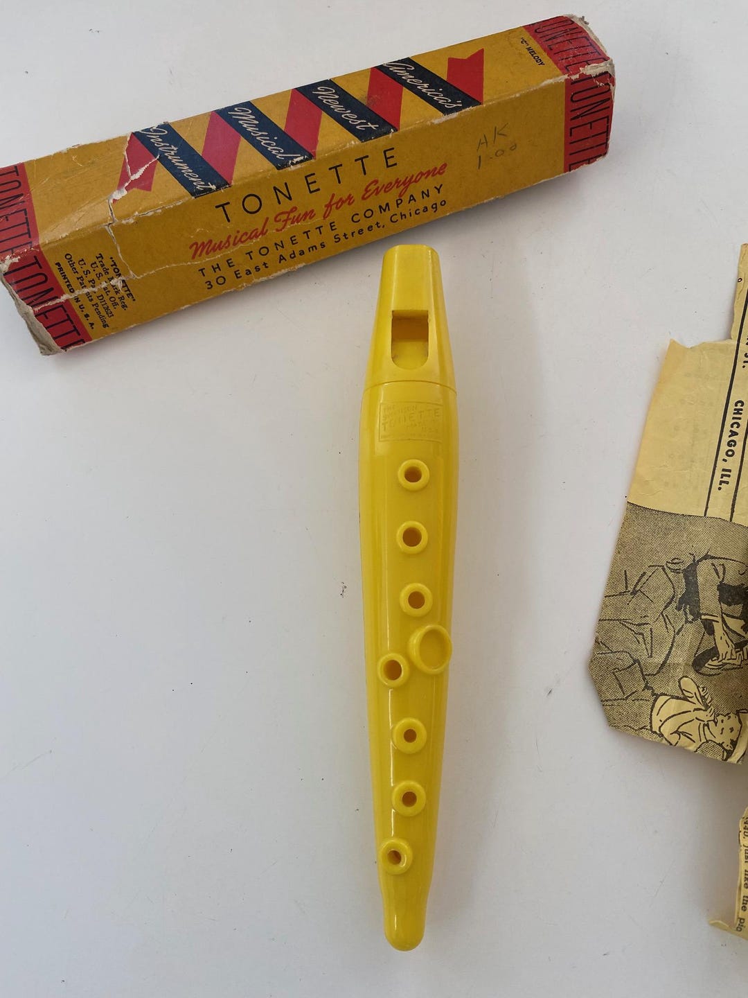 Yellow Plastic Tonette Vessel Flute - Etsy