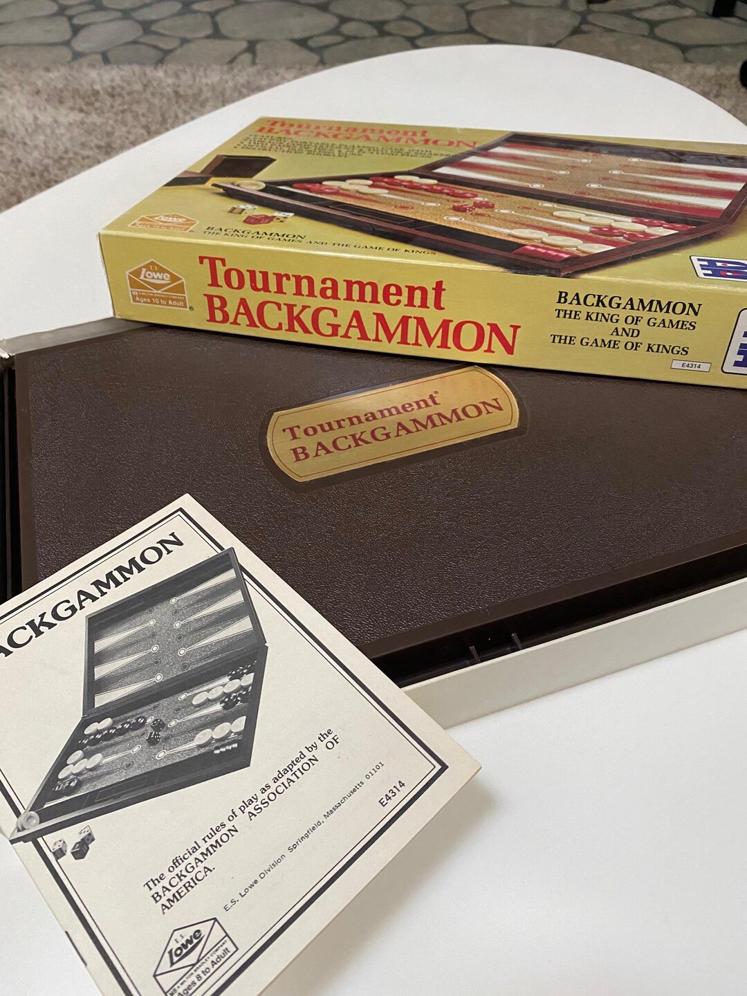 1976 Lowe Tournament Backgammon Set - Etsy