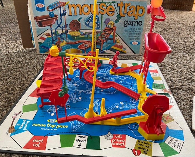 Mouse Trap Game by Ideal 1975 - Etsy