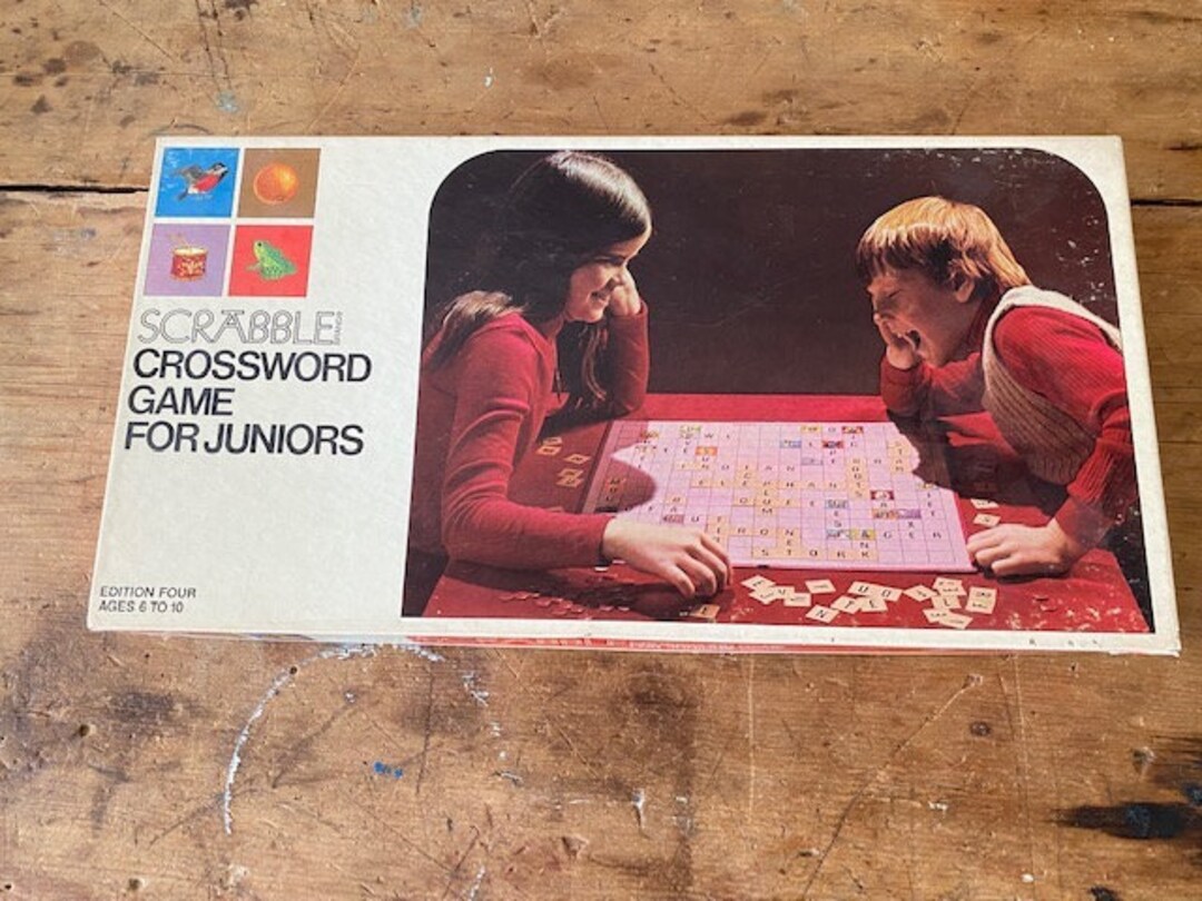 Scrabble Crossword Game for Juniors 1975 - Etsy