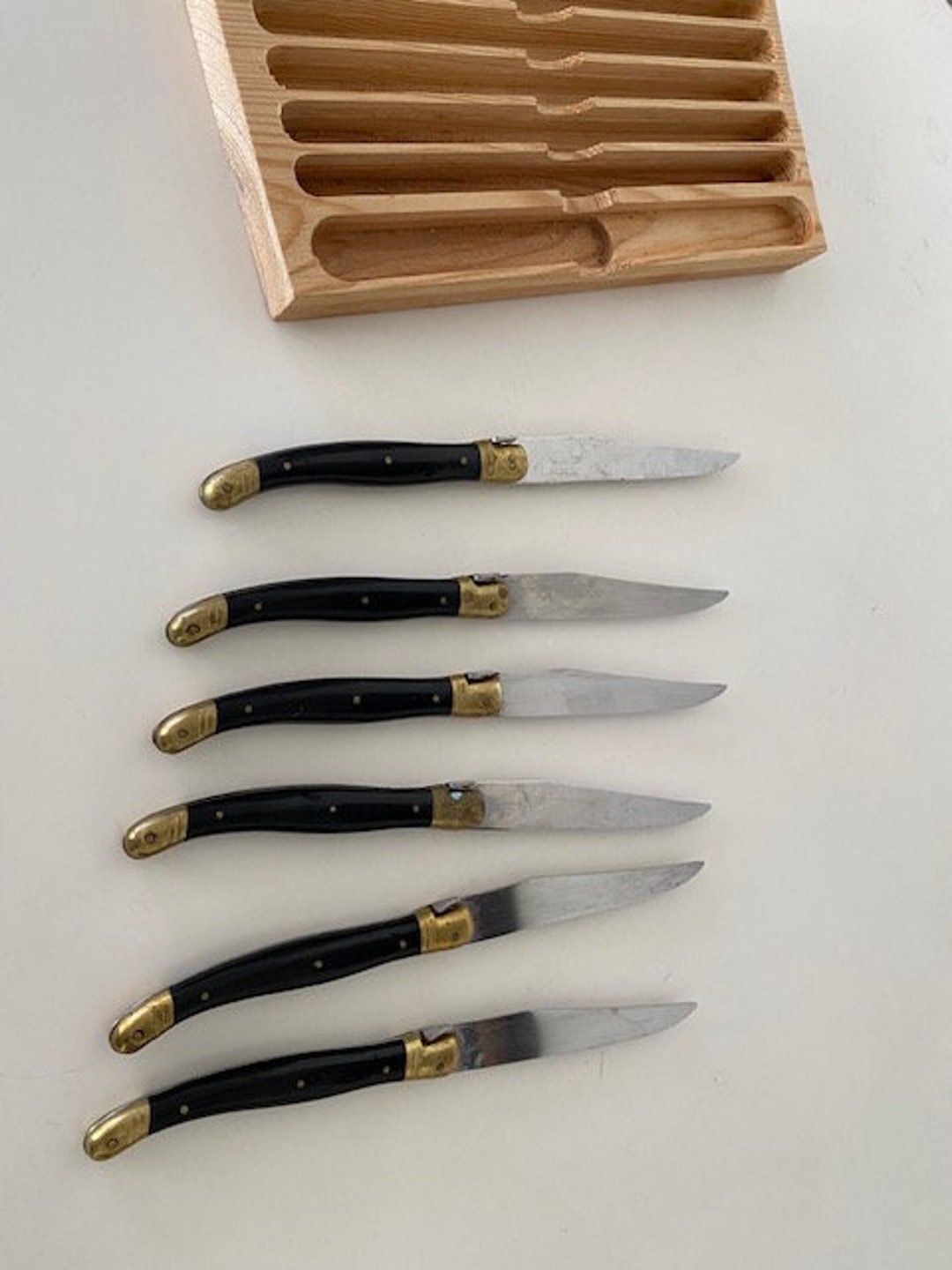 Laguiole Sabatier the Bee Steak Knives, Set of 6, Made in France - Etsy
