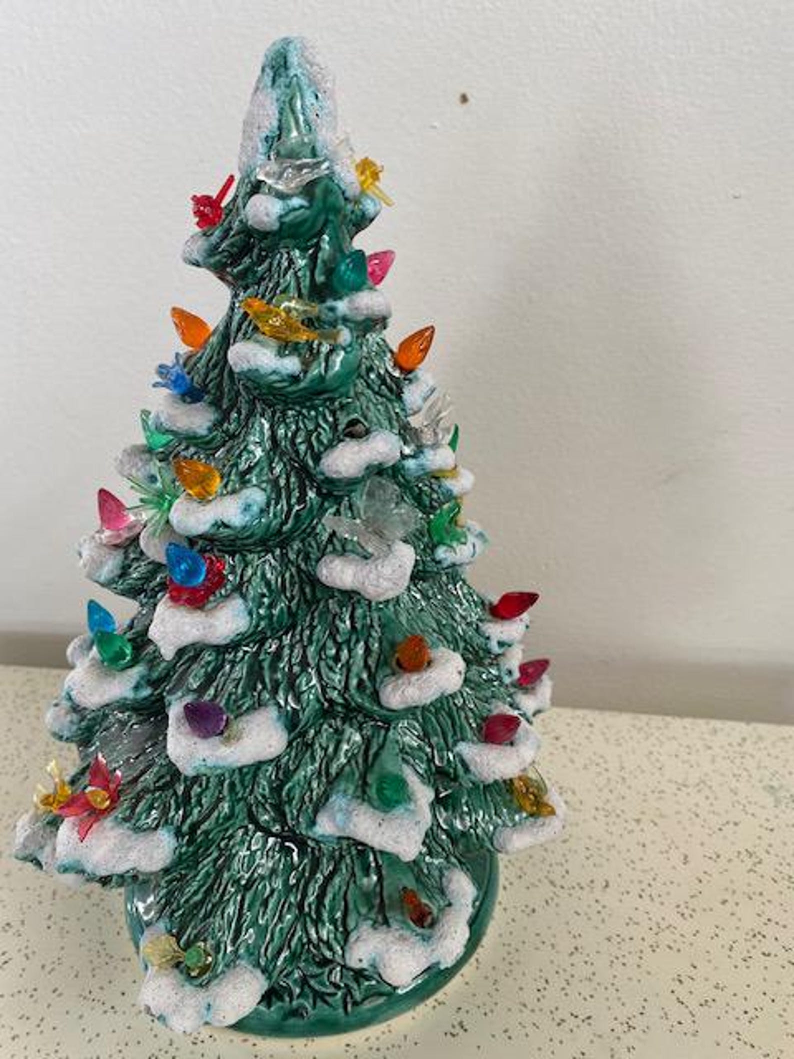1981 Nowell Mold Ceramic Christmas Tree 14" by 10" - Etsy